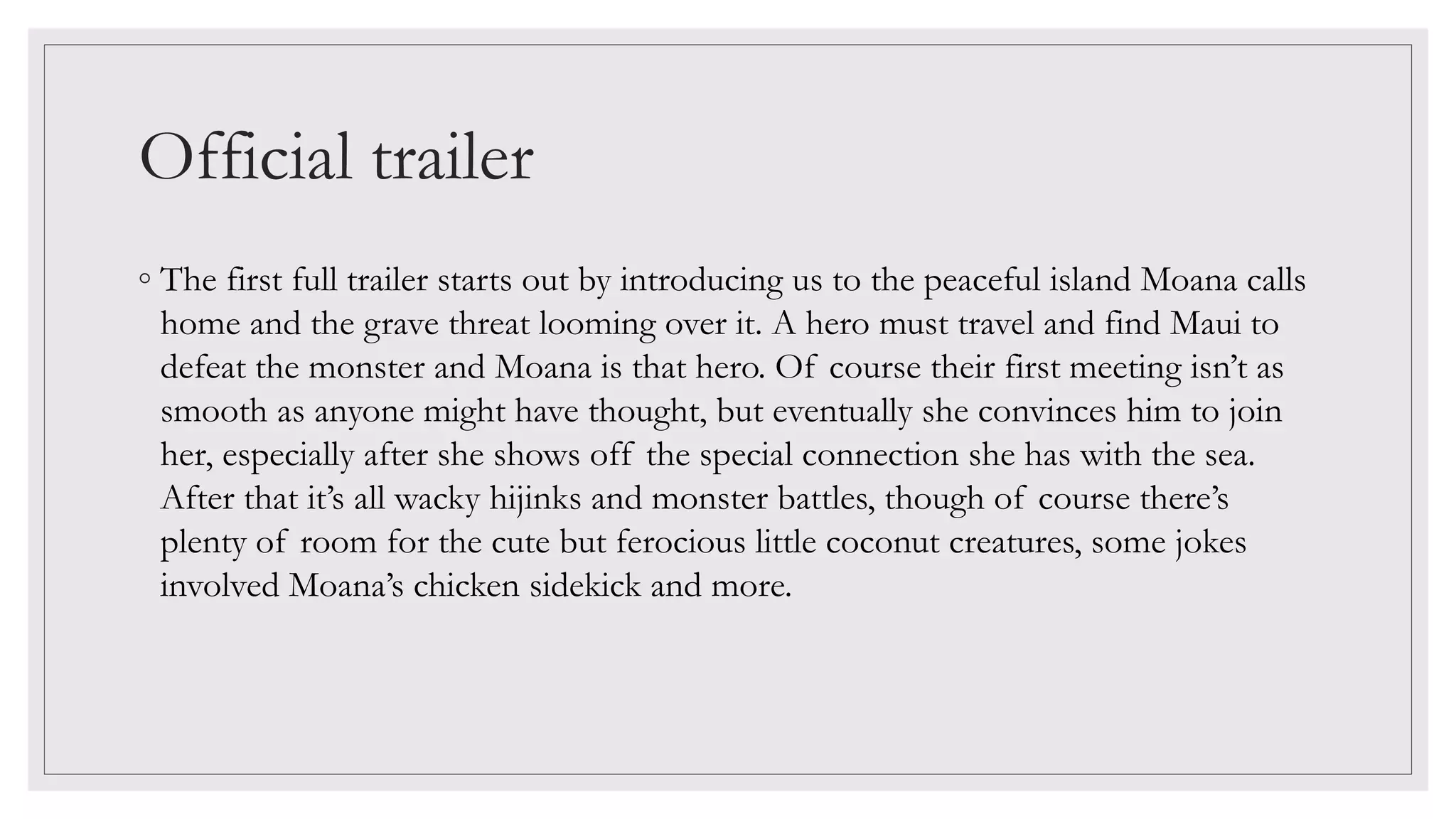 Moana | PPTX