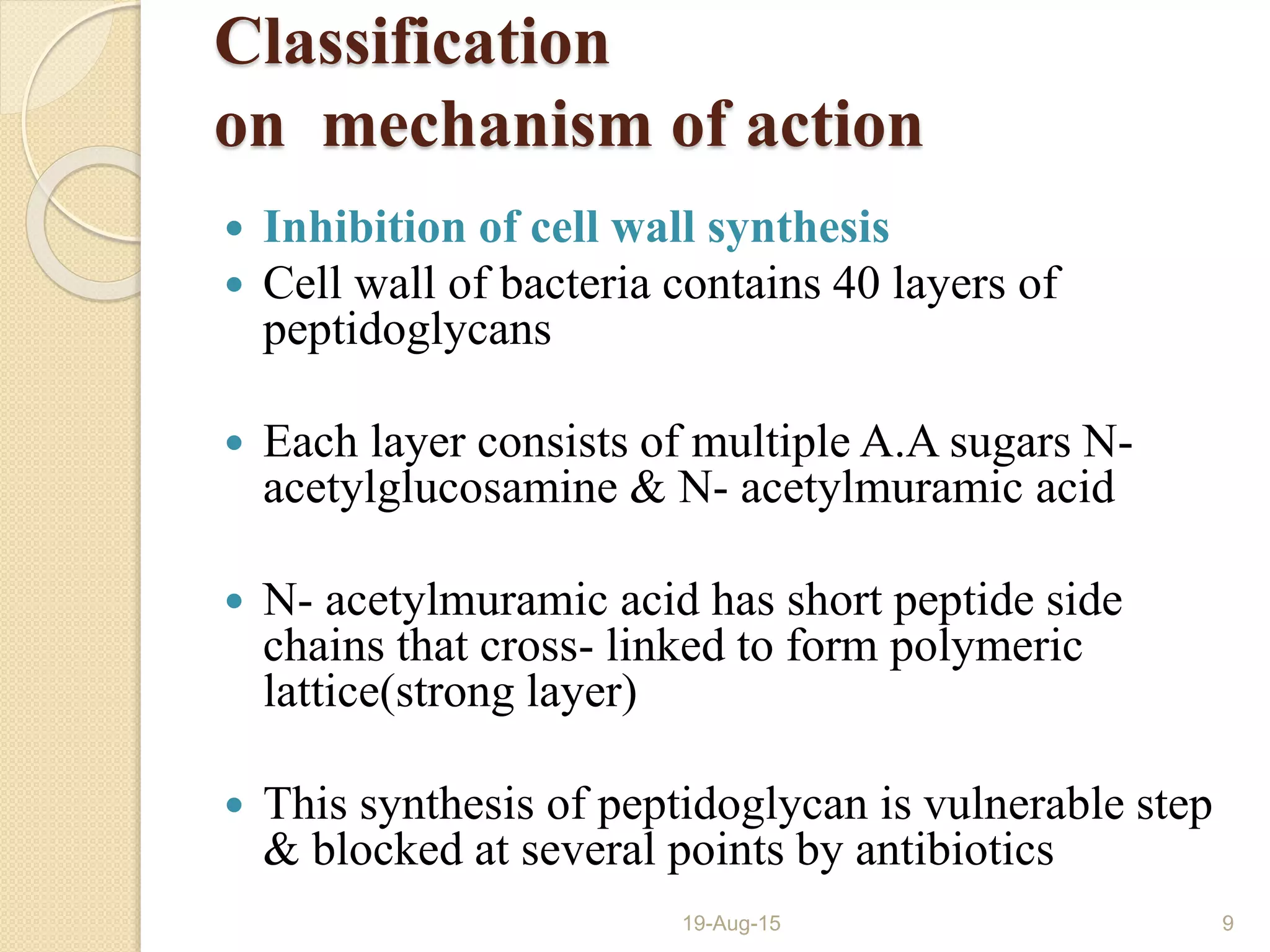 Moa of antimicrobials | PPTX