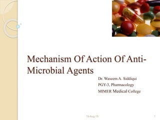 Moa of antimicrobials | PPT