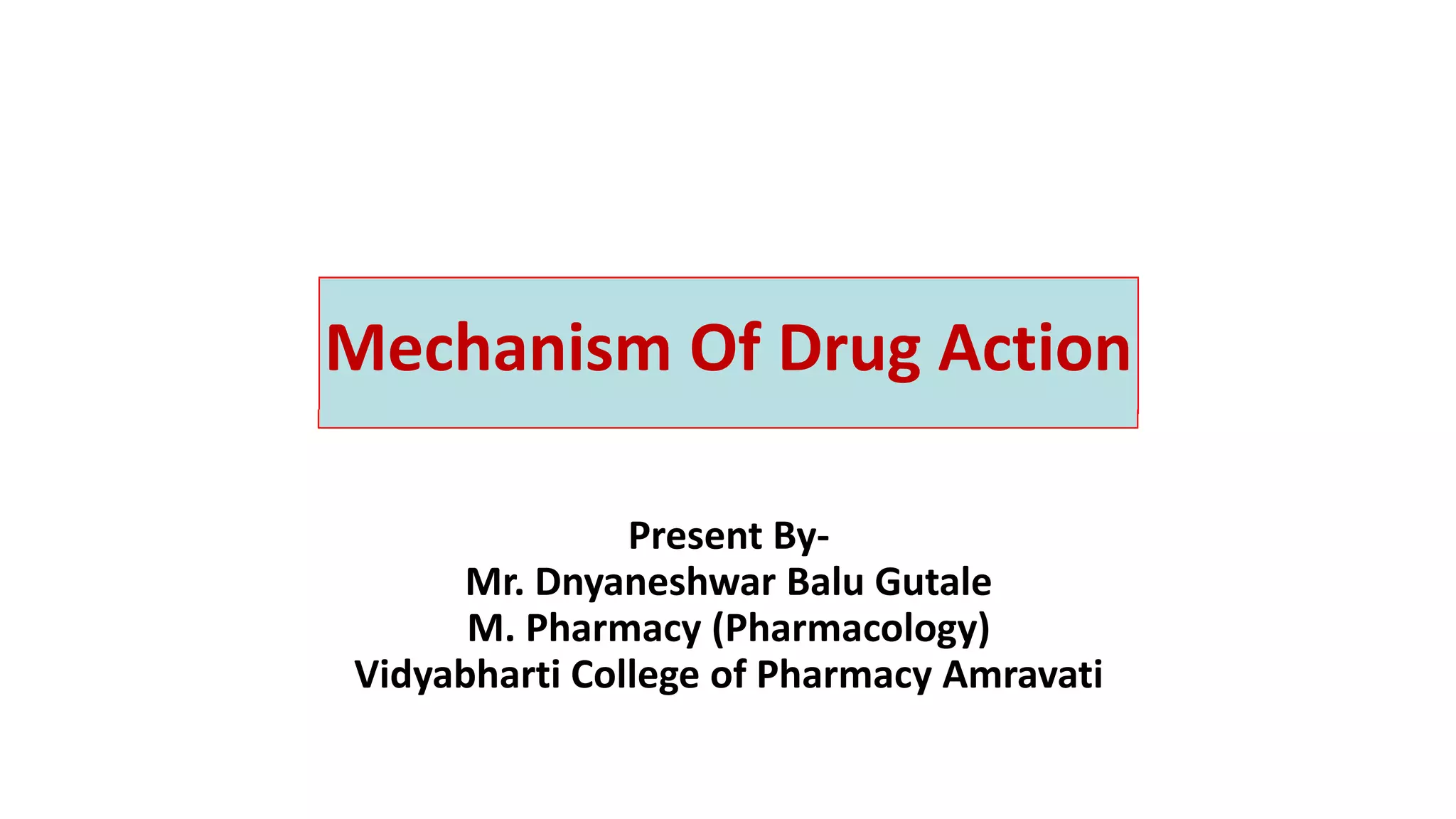 Mechanism Of Drug Action.pdf