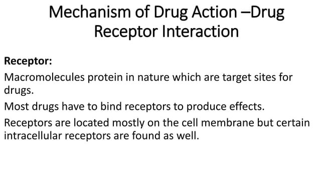 Mechanism Of Drug Action.pdf