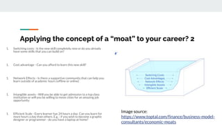 A “moat” for your career | PPT