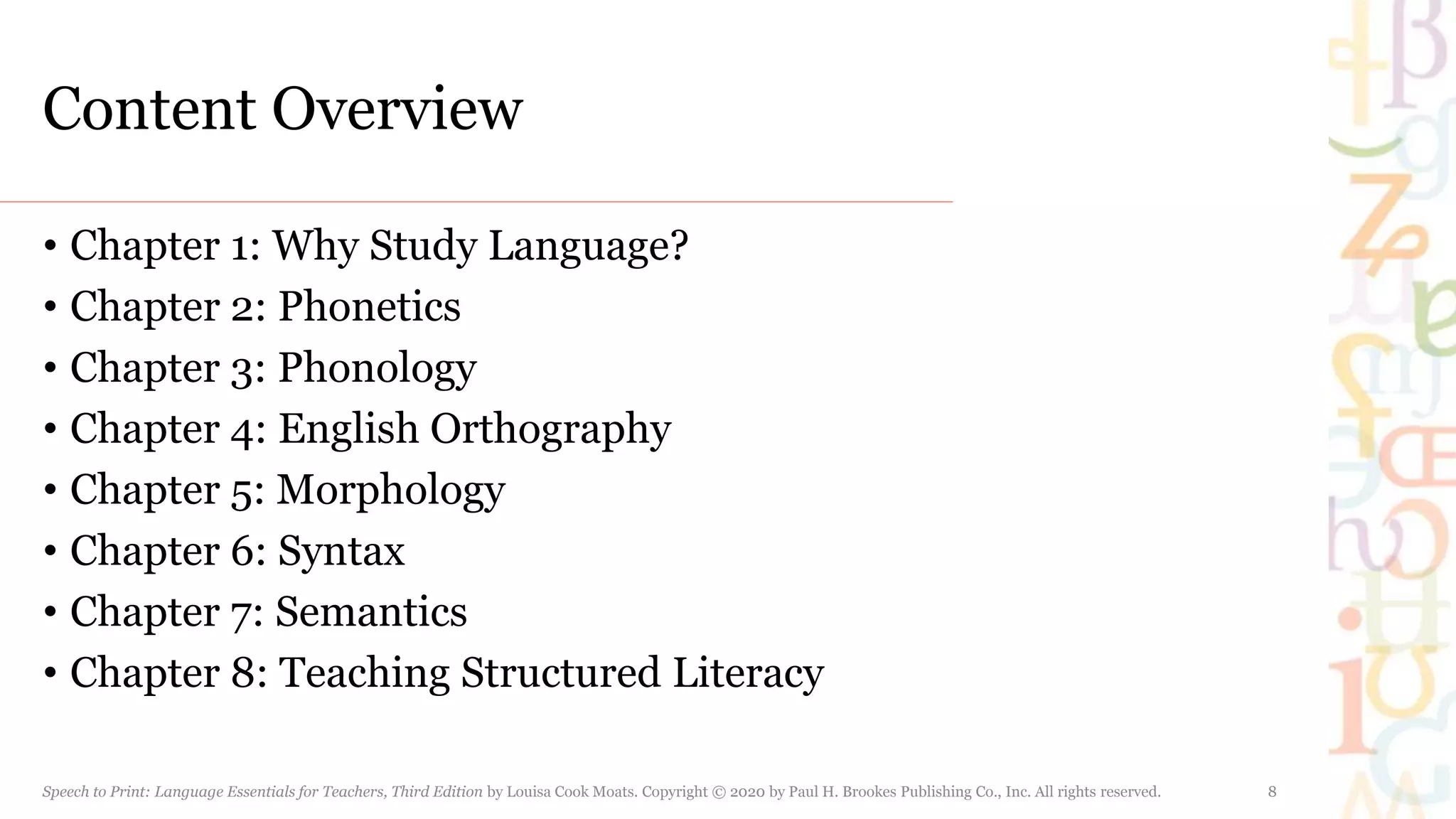 Speech to Print: Language Essentials for Teaching Reading | PPTX