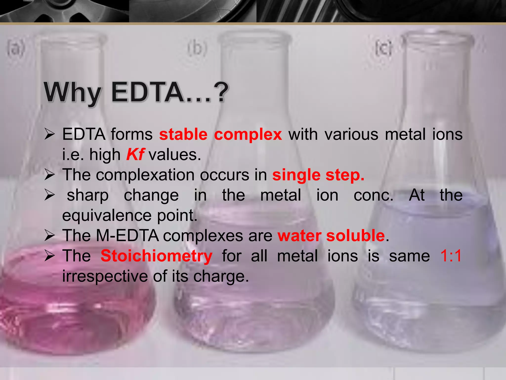 Complexometric titrations with EDTA | PPTX