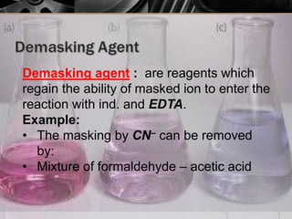 Complexometric titrations with EDTA | PPTX