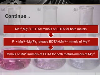 Complexometric titrations with EDTA | PPTX
