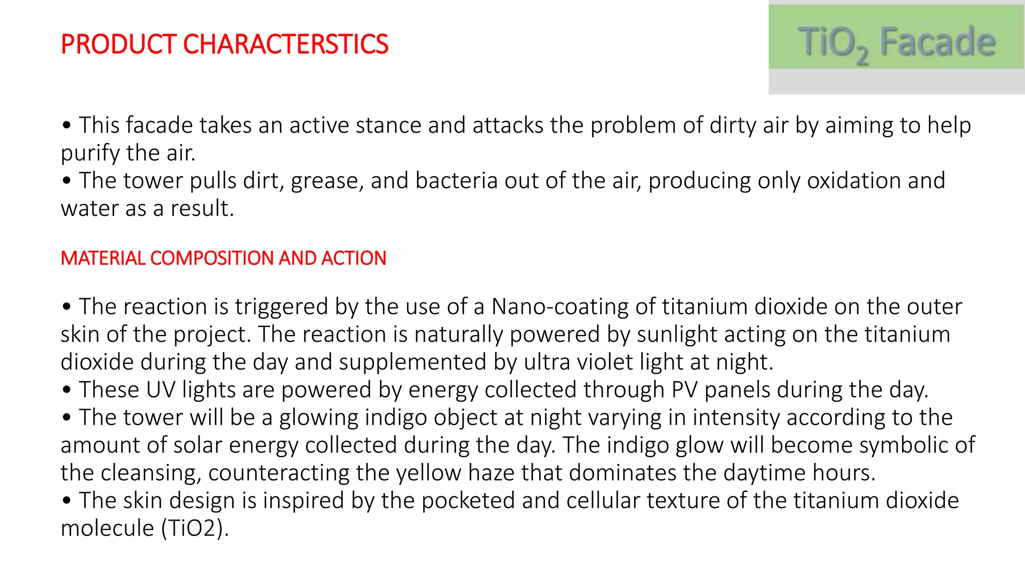 Titanium dioxide facad | PPTX