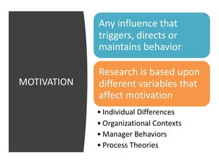 MOB Module 4 - Leadership and Motivation | PDF