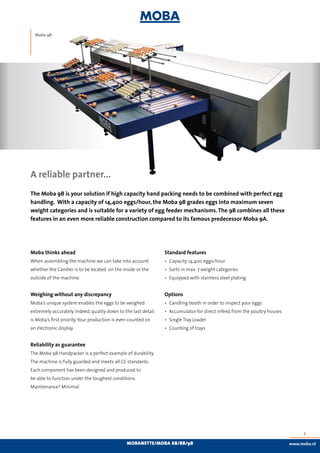 Moba egg grader | PDF | Industrial Property | Real Estate