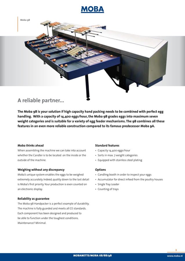 Moba egg grader | PDF | Industrial Property | Real Estate