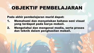 Arca mobail ialah karya seni tiga dimensi yang digantung dan boleh ...