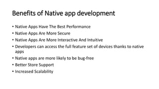 Mobile Application Development class 001 | PPTX