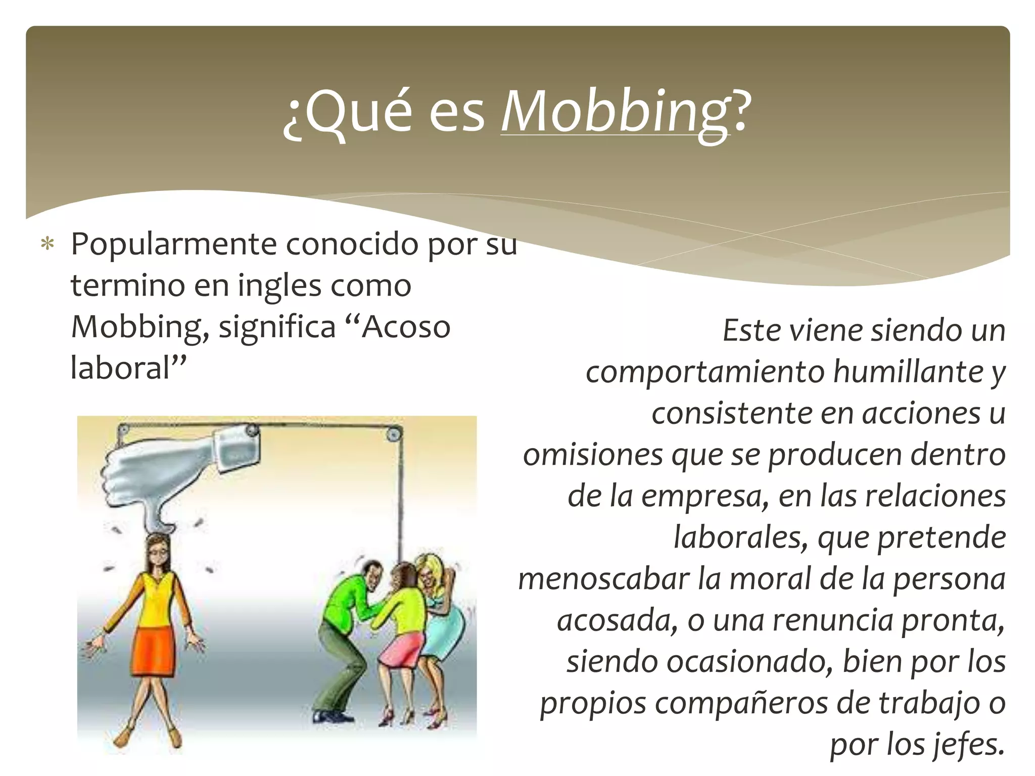 Mobbing / Acoso Laboral | PPT