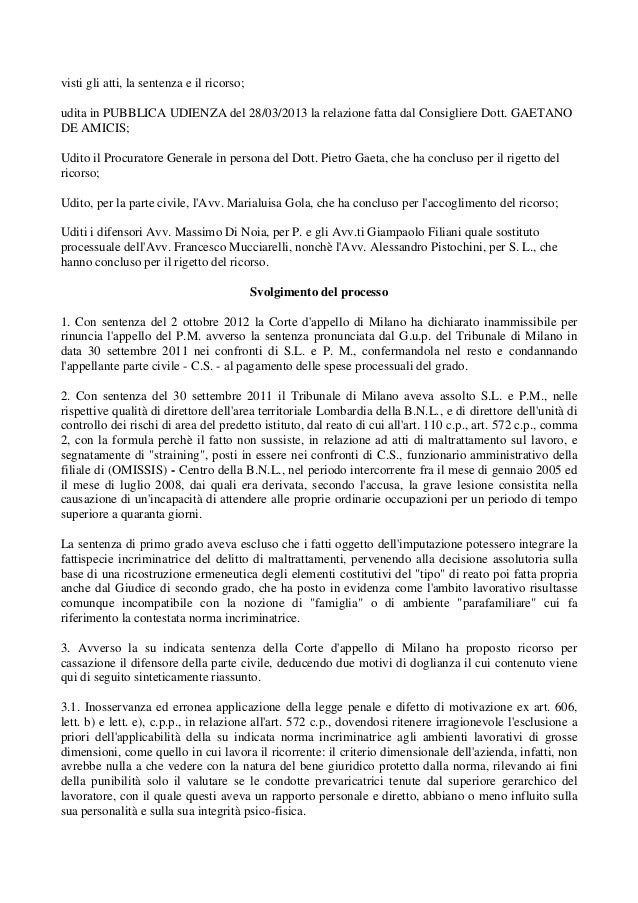 Ricorso Per Cassazione