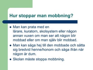 Mobbning | PPTX