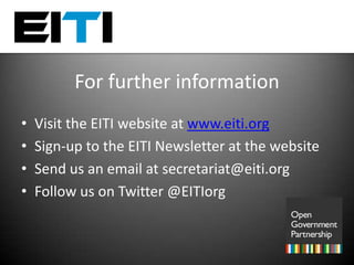 Jonas Moberg EITI at OGP | PPT