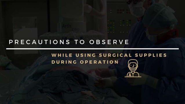 Surgical Instruments Uses and Precautions | PPTX