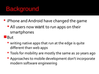 MobiCASE: Effective Informational Smartphone Apps | PPT