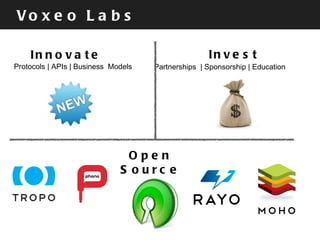 Voxeo Labs presentation at Mobicents Summit 2011 | PPT