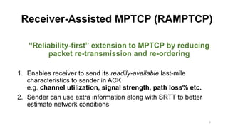 Redesigning MPTCP in Edge clouds | PPT
