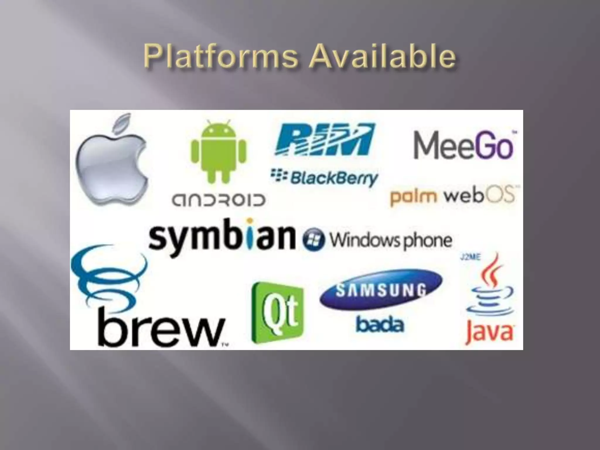 Introduction To Mobile Application Development Pptx