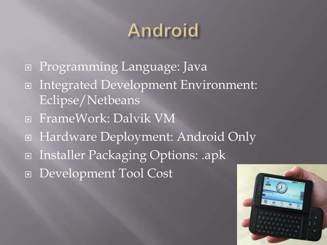 Introduction To Mobile Application Development | PPTX