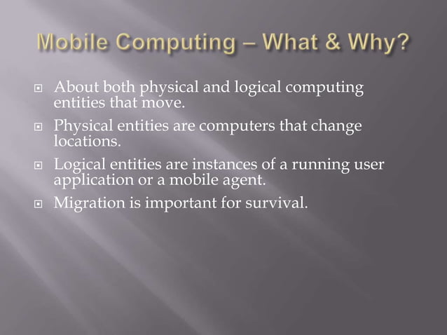 Introduction To Mobile Application Development | PPTX