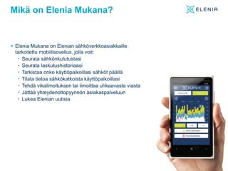 Mobiilikehitys Elenia Oy:ssä (vierailijaluento TAMKissa) | PDF
