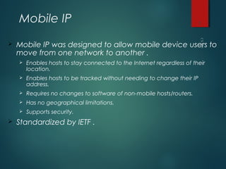 Mobile IP | PPT