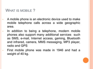 Mobile ppt | PPTX