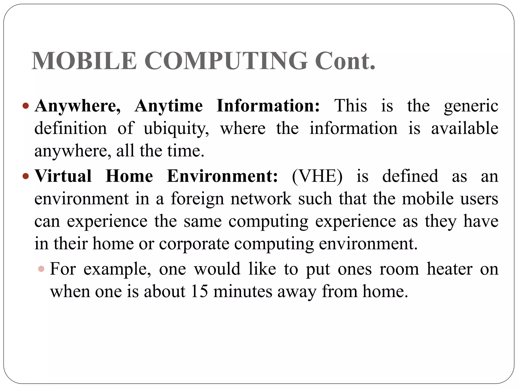 Mobile Computing Part 1 Pptx Internet Computing