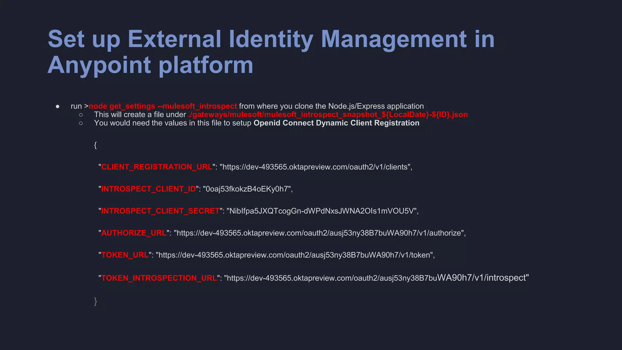 Integrating Okta With Anypoint Platform For A Mobile Security Use Case Ppt