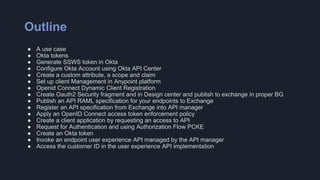Integrating Okta with Anypoint Platform for a mobile security use case | PPT