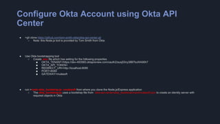 Integrating Okta with Anypoint Platform for a mobile security use case ...
