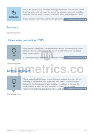 Mobile app business plan Example | PDF