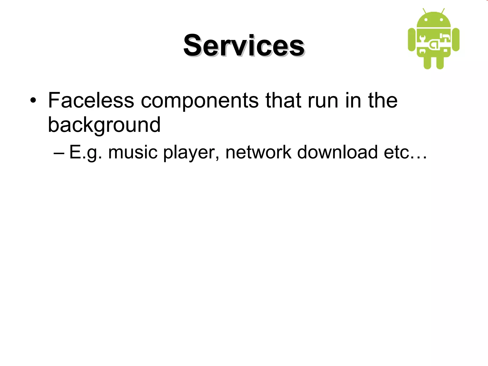Mobile Application Development With Android Ppt Operating Systems