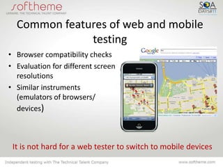 Mobile application testing | PPTX