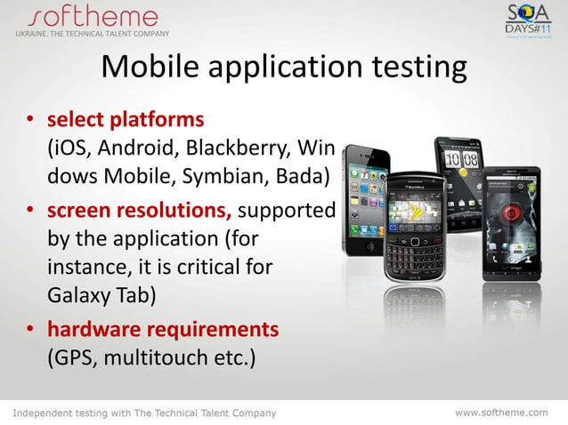 Mobile application testing | PPTX