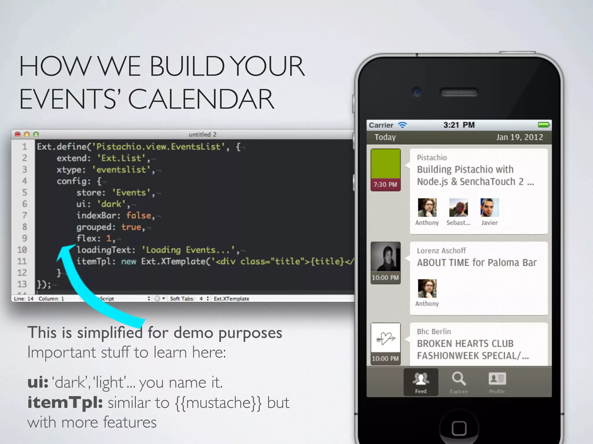 Building Pistachio with Sencha Touch 2 (introductory) | PPT