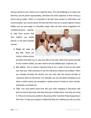 Mobile Phone Safety Guide for Parents | PDF