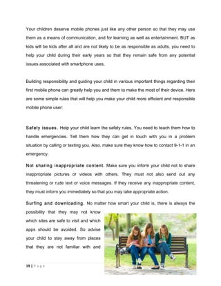 Mobile Phone Safety Guide for Parents | PDF