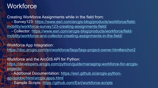 Get Further by Being Mobile – A Look at Advanced Mobile Techniques in the ArcGIS Platform: Esri ...