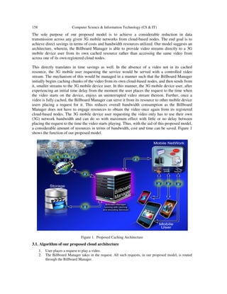 Mobile-Based Video Caching Architecture Based on Billboard Manager | PDF