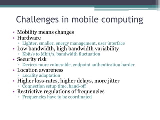 Mobile computing | PPT