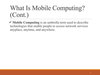 Mobile-Computing ppt.ppt | Computer Networking | Computing