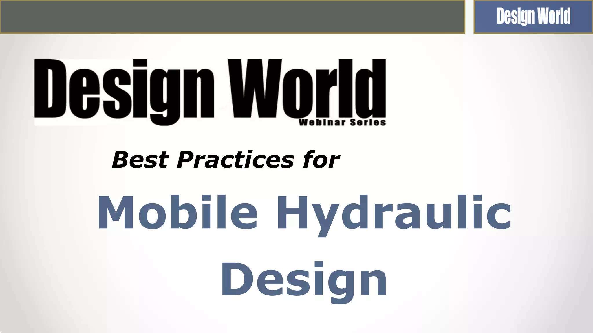 Best Practices for Mobile Hydraulic Design | PDF