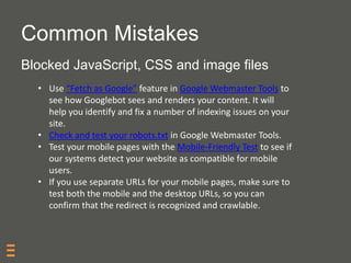 Mobile Optimization | PPTX