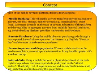Mobile Payment Value chain and Business Models | PPT