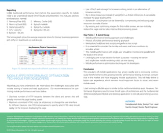 Mobile Performance Testing Approaches and Challenges | PDF