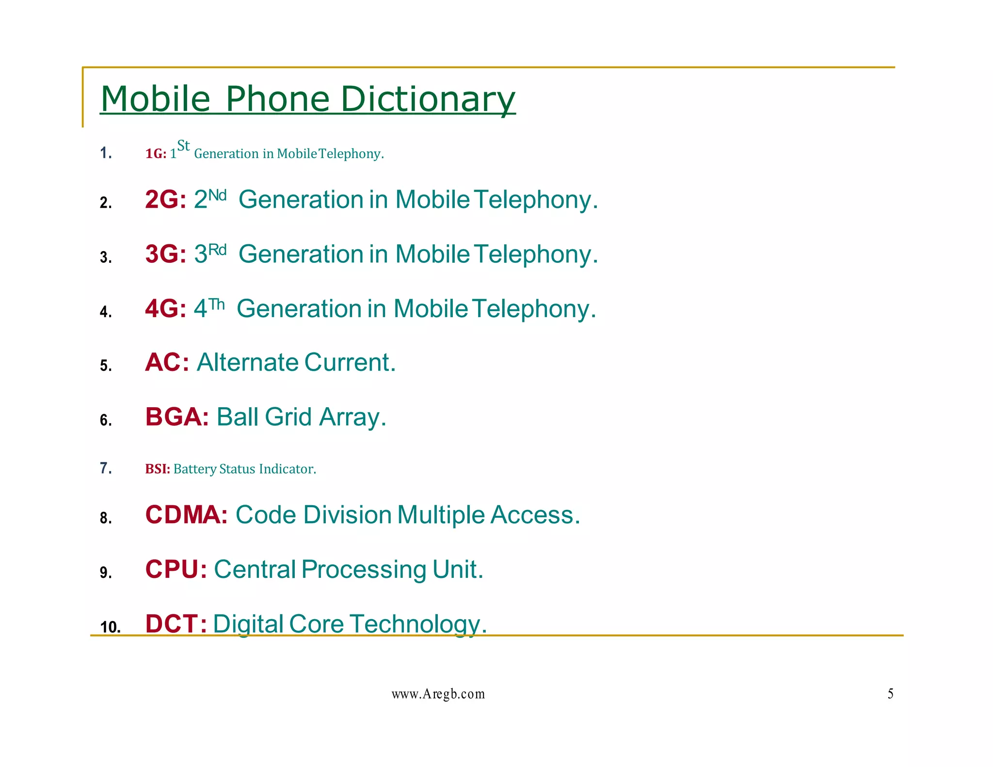 Mobile phone repair online Course | DOCX